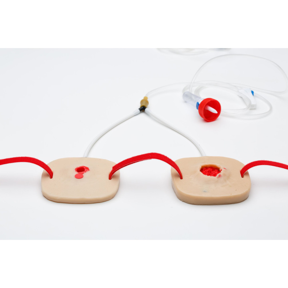 Імітатори вхідного і вихідного отворів при кульовому пораненні з ...