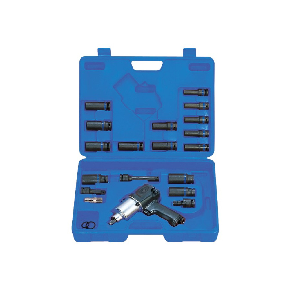 Пневмогайковерт 1/2" 678 Н/М з головками подовженими (уп.1), купити ...